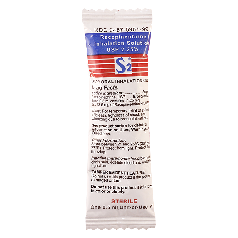 Racepinefrin 2.25% inh.sol#1 - Aversi
