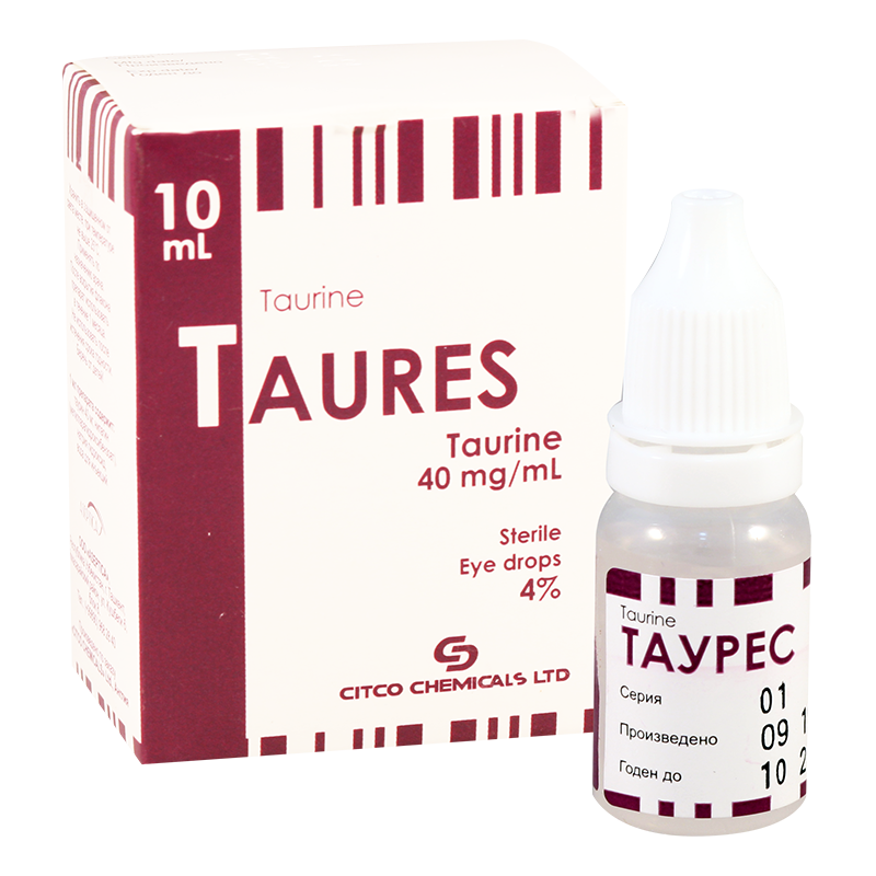 Taures 4% 10ml eye/drops - Aversi