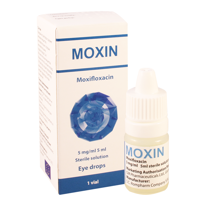 Moxin 5mg/ml 5ml eye/dr - Aversi