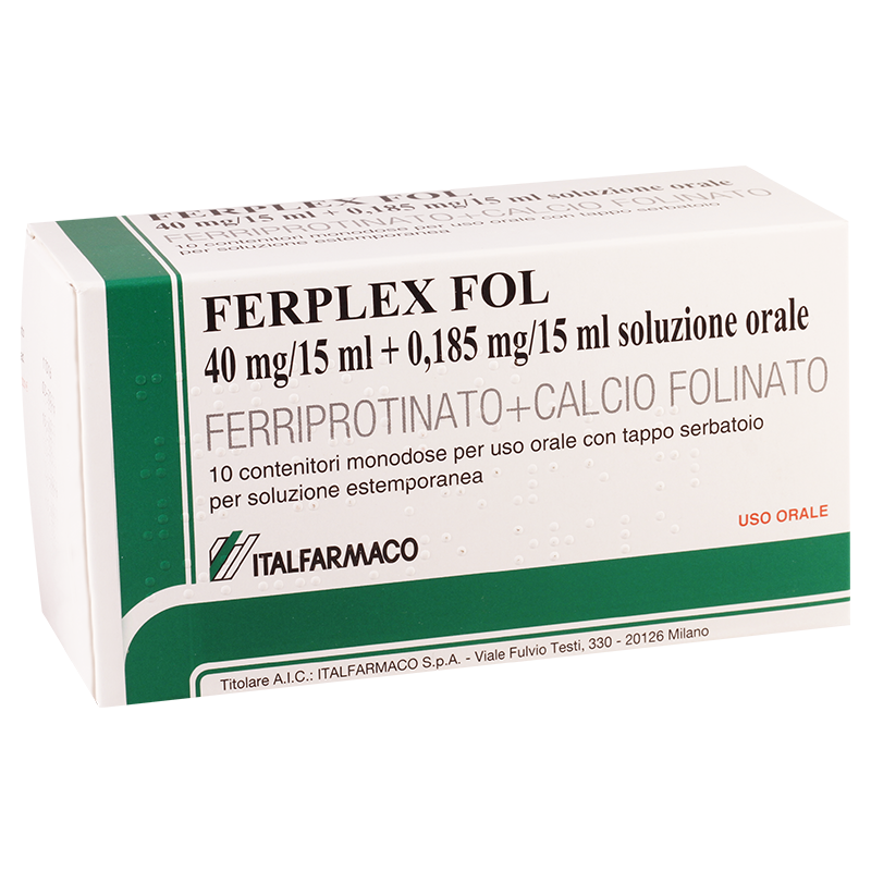 Ferplexfol 800mg 15ml #10fl - Aversi