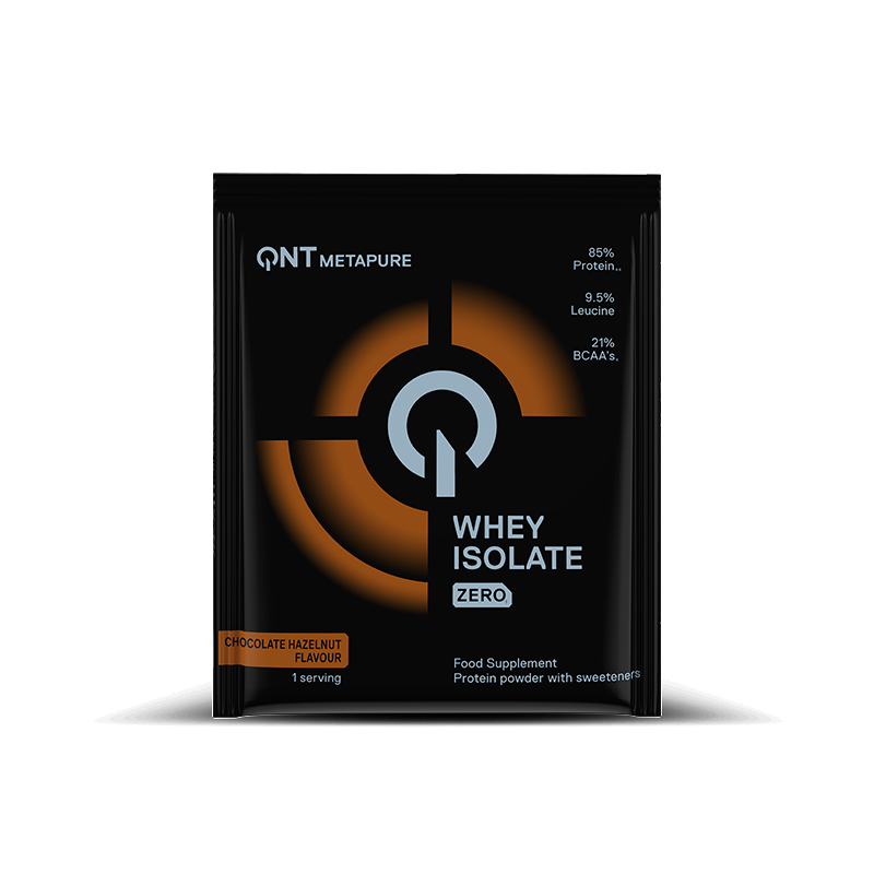 ქიუენთი-QNT-ვეი იზოლატი, თხილიანი შოკოლადი 30გ - ავერსი