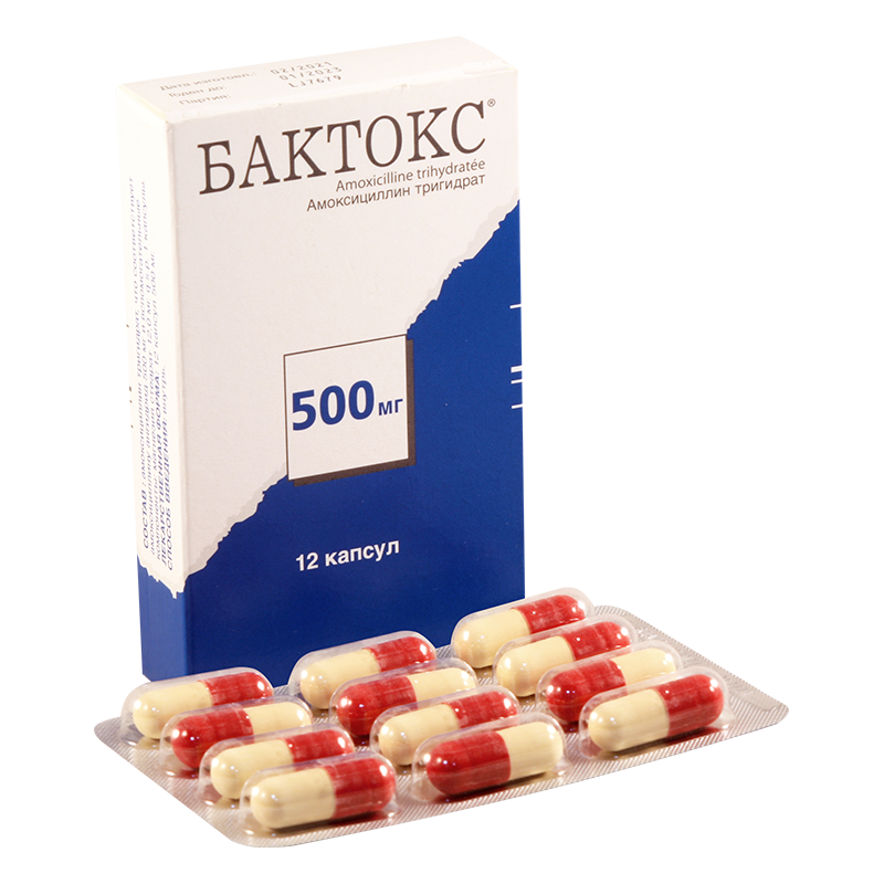 ბაქტოქსი(ამოქსაც)500მგ #12კაფს - 2811 - ქირურგიის ეროვნული ცენტრი