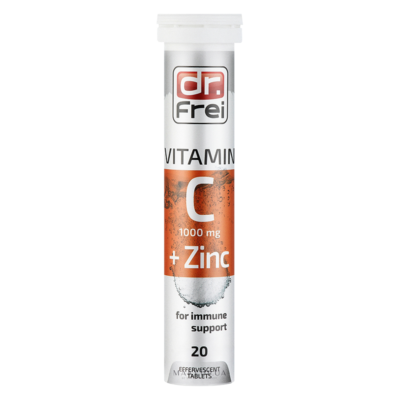 Vit C 1000mg+Zn #20t efferv - Aversi