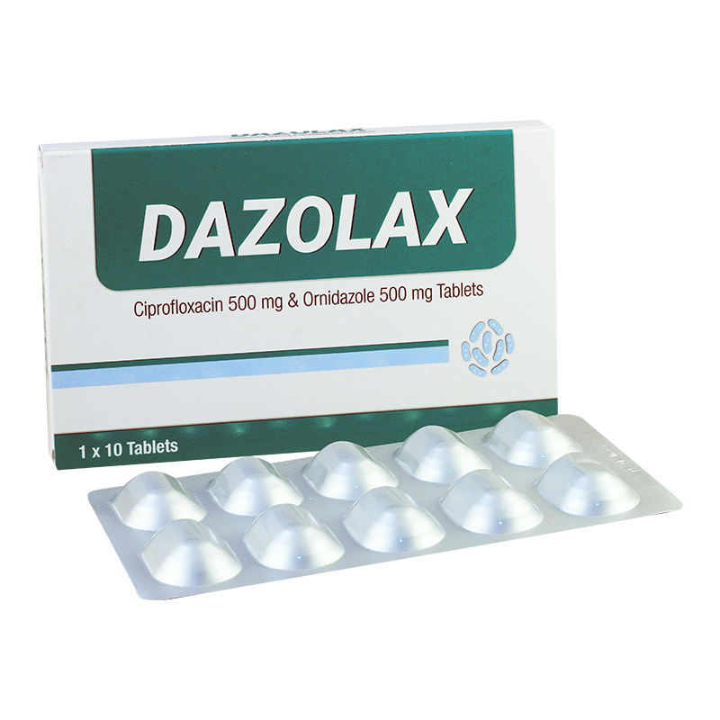 დაზოლაქსი 500მგ+500მგ#10ტ - ავერსი