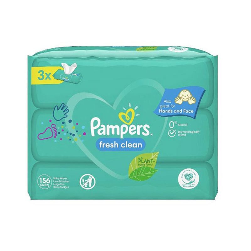 პამპერსი სველი საწმენდი 52X3 - ავერსი